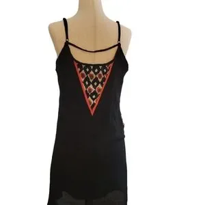 THML | Dresses | Thml Black Boho Sundress Sleeveless Boutique Dress ...